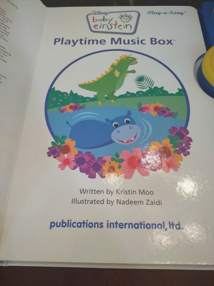 baby einstein playtime music box Book - Works | eBay