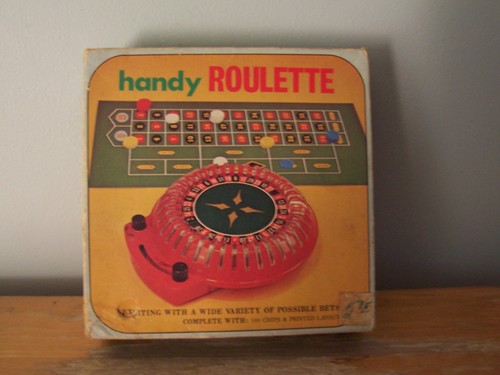 VINTAGE GAMBLING TOY HANDY ROULETTE BY WACO, JAPAN - WORKING - IN ...