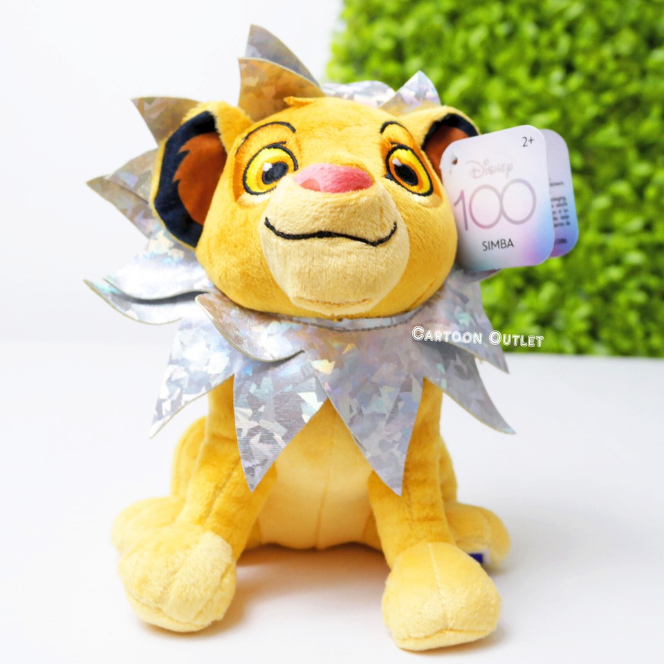 Disney 100 Lion King Simba 6 Inch Plush Doll 100 Years Anniversary ...
