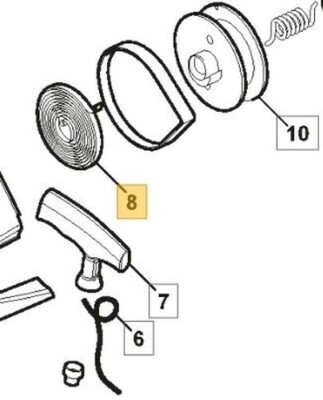 Spring Starter Trimmer Petrol Models ABL27 BL530 118803058/0 STIGA ...