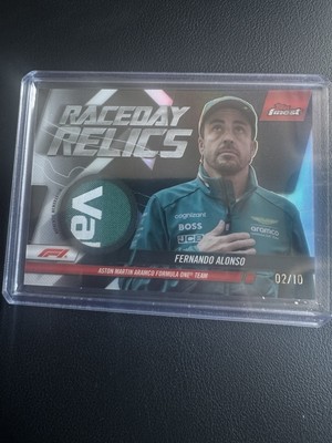 Fernando Alonso 2024 Topps Finest F1 Raceday Relics Sick Patch 2/10 🔥🔥 ...