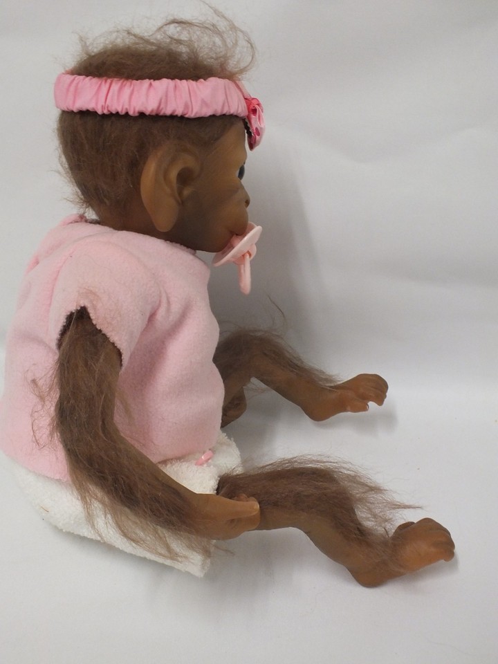 Ashton Drake Galleries Baby Monkey Doll - 15" - Linda Murray (Hol ...