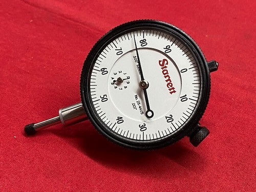 Starrett 25-441/5P-FRICBRK Dial Indicator 0-.500" Range, 0-100 Friction ...