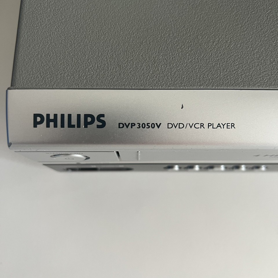Philips DVD VCR Combo Player DVP3050V 4 Head Hi-Fi Stereo TESTED NO ...