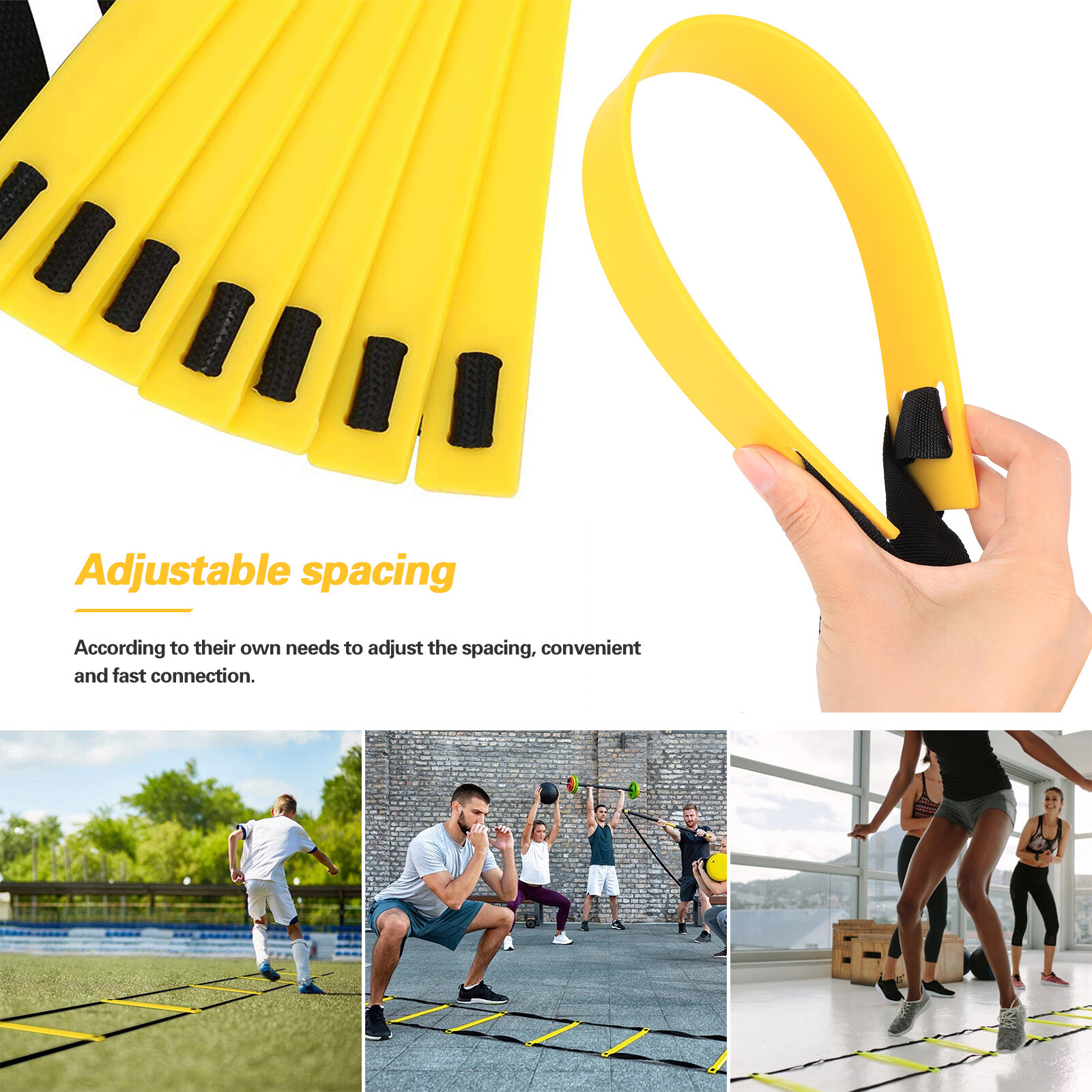 24pcs Agility Ladder and Cones Speed Training Equipment Set For ...