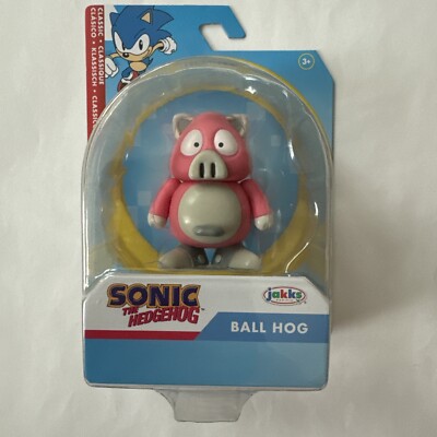 Jakks Pacific Classic Sonic the Hedgehog Ball Hog 2.5-Inch Mini Action ...