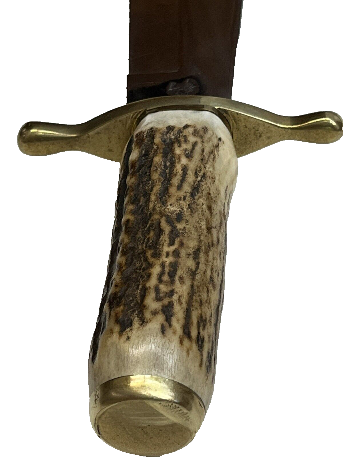 Whitetail Cutlery (Frost) 14 1/4 Bowie Hunting Knife Stag Handle ...