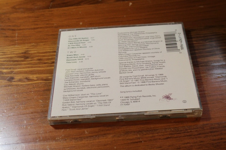 Fred Small I WILL STAND FAST 1988 CD MINT , Mary Chapin | eBay