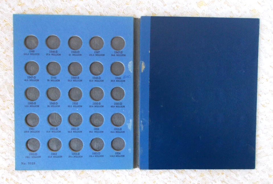 Vintage Whitman #9029 Roosevelt Dime Coin Folder Collection Starting ...