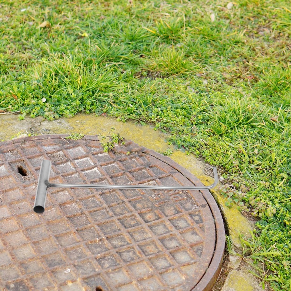 Manhole Hook Tool - Manhole Grab Hook Lifter With T Handle For Storm ...