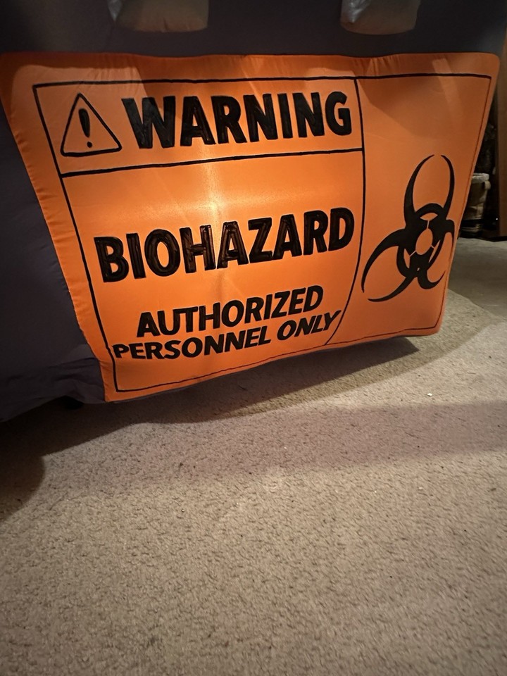 Gemmy Halloween Prototype Airblown Inflatable Shocking Frankenstein ...