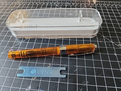 Rare TWSBI diamond 540. Amber . Used Condition. EF nib. Collectors Item ...