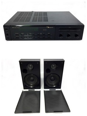 Nakamichi R-1 AM/FM Stereo Receiver Mini System Compact W/ Speakers ...
