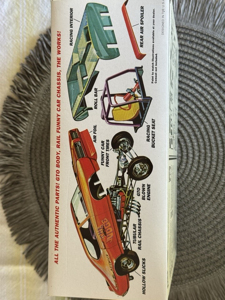 Vintage MPC Arnie Beswick’s The Super Judge Funny Car Model Kit 1/25 ...