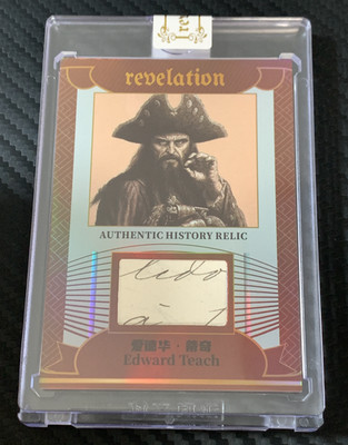 Edward Teach 2025 Eternal 28/99 Patch Revelation Authentic History ...