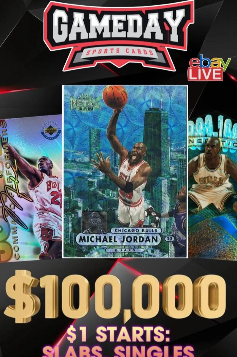 Michael Jordan $1 AUCTIONS: $100,000 Sports Show! - eBay Live