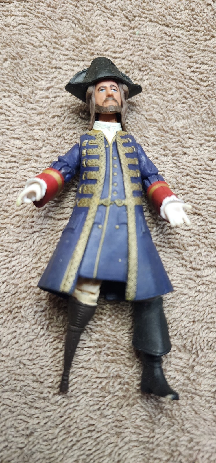 Captain Barbossa Disney 2011 Jakks Pirates Of The Caribbean 4.5" Action ...