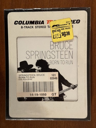 RARE SEALED Bruce Springsteen 8 Track Tape - BORN TO RUN! | eBay