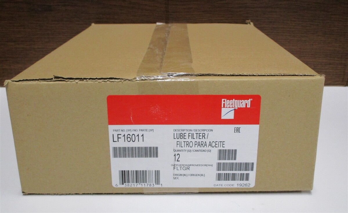 FLEETGUARD LF16011 - cross reference oil filters | oilfilter ...