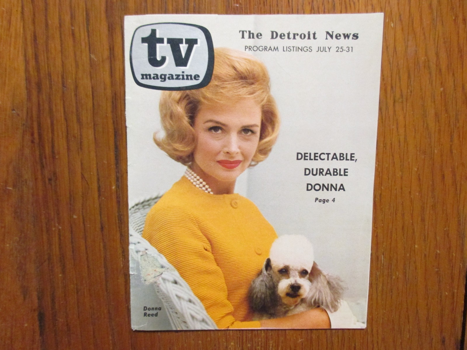 July 25, 1965 Detroit News TV Mag(CAROL FAYLEN/DONNA REED/ILZE TAURINS ...