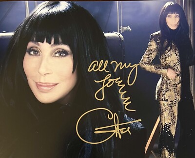 Cher Signed Autographed Photo 8x10 Color Photo Sexy | eBay