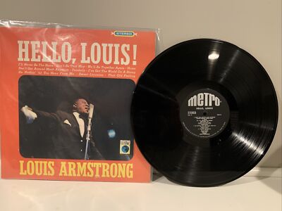 Louis Armstrong Hello Louis! EX/EX Jazz Vinyl Lp Record Album | eBay