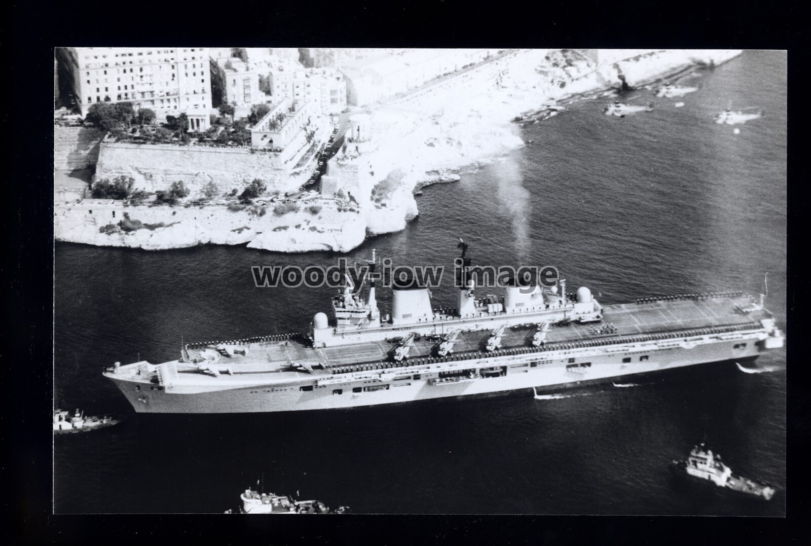 na7220 - Royal Navy Aircraft Carrier - HMS Illustrious - 5.5"x 3.5 ...