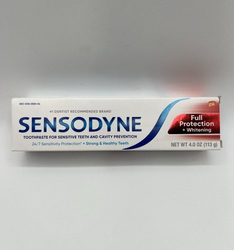 Sensodyne Fluoride Toothpaste Full Protection Whitening Sensitive Teeth ...