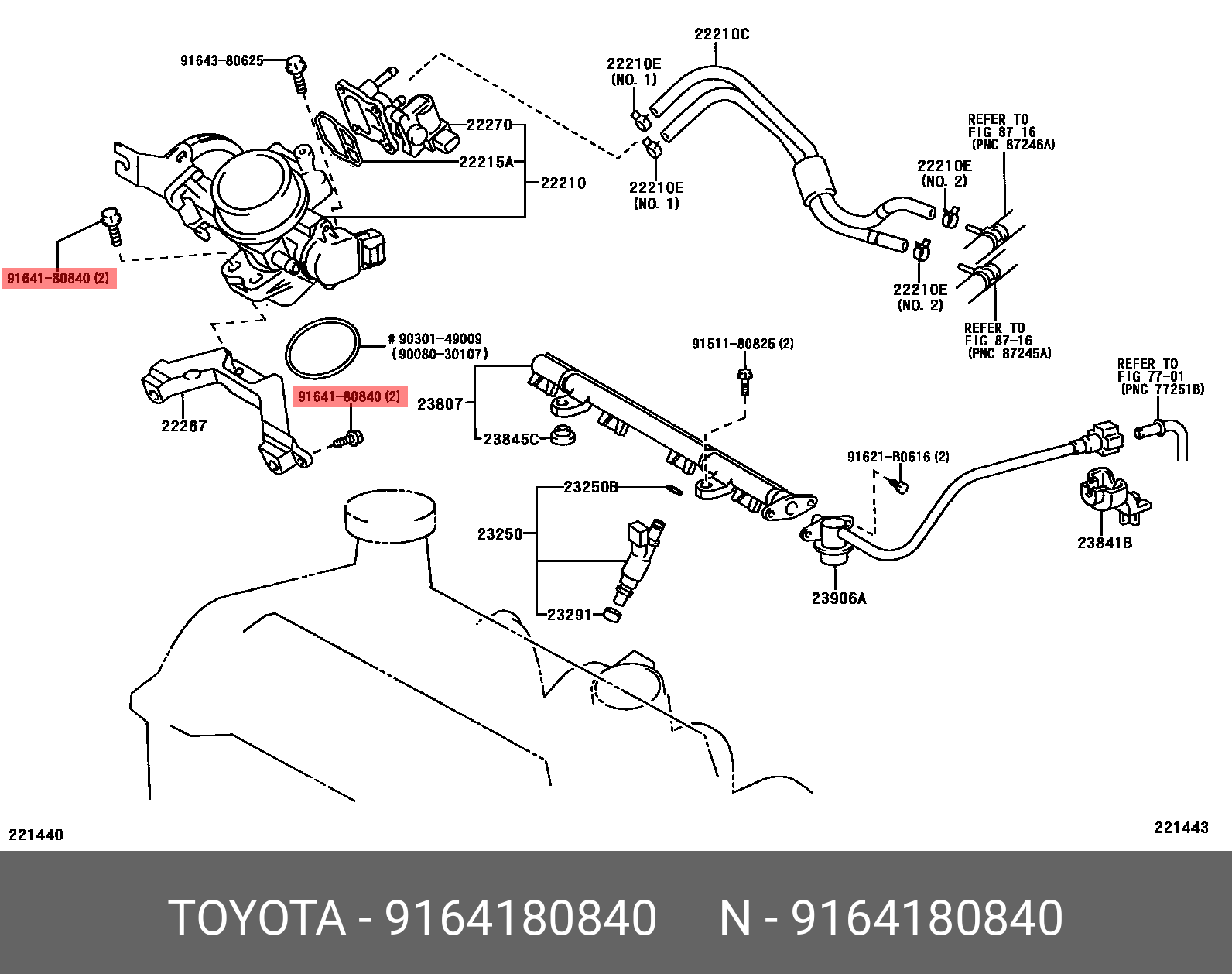 Genuine OE screw w/washer, 9164180840 for TOYOTA 91641-80840 | eBay UK