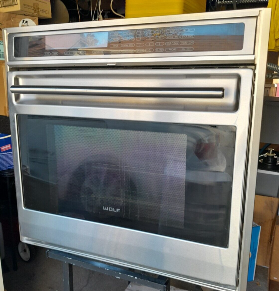 Wolf 30" SO30F/S L-Series Single Wall Electric Built-In Oven Stainless ...