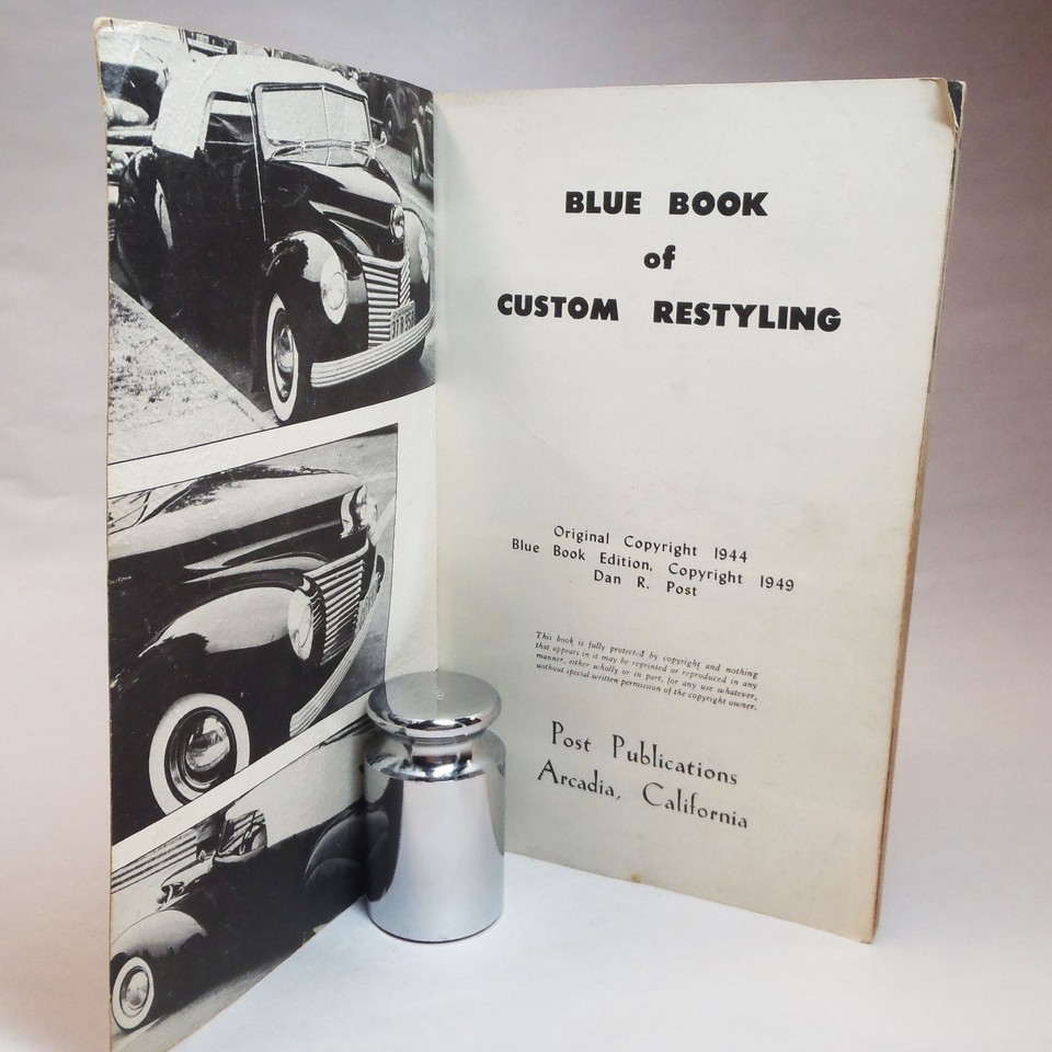 Blue Book of Custom Restyling for MCM Classic Cars by Dan Post ...