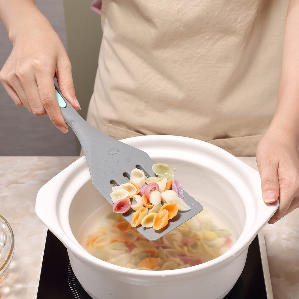 Silicone Spurtles Set, 4 Piece Nonstick Spurtle Kitchen Utensils ...