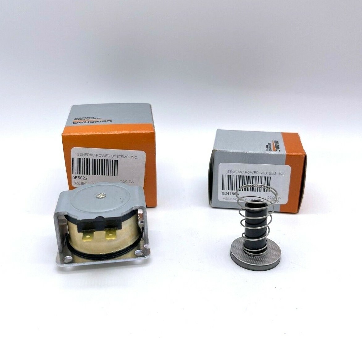 Genuine Generac 0F5022 Coil Solenoid Regulator 0D4166A SPRING PLUNGER ...