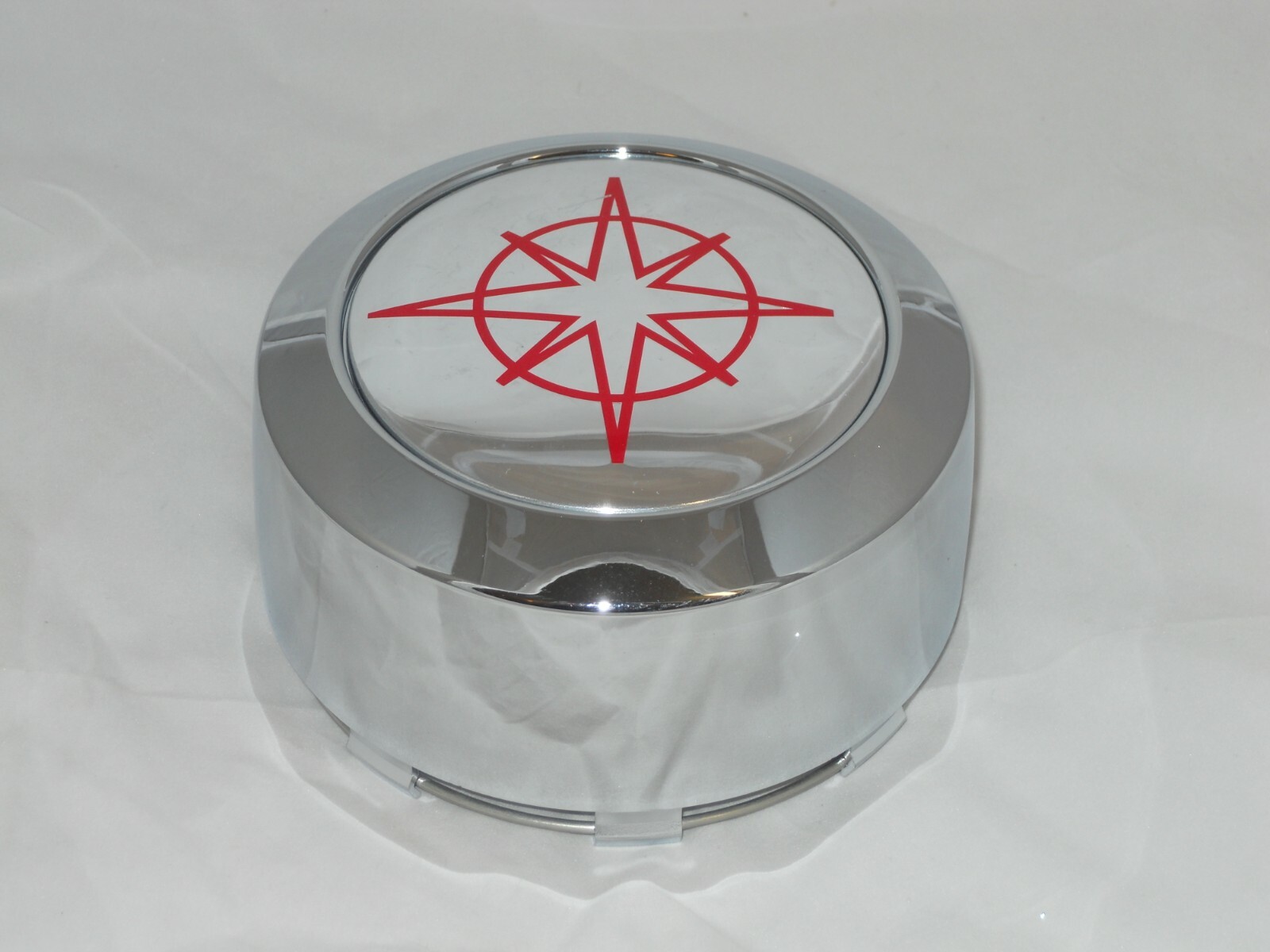 RARE COMPASS APEX LOGO MCM SCA 3352 AEWC CHROME WHEEL RIM CENTER CAP ...