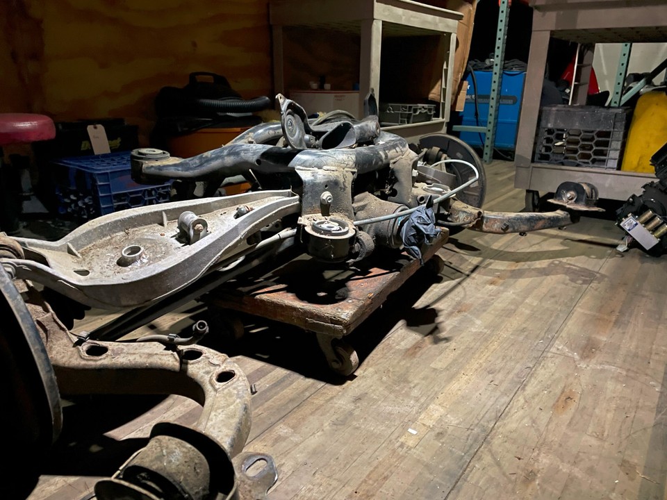 E46 M3 Complete Rear End LSD Swap Non-M Differential Axles Trailing ...