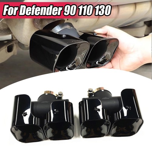 Rear Tail Exhaust Muffler Tip Pipes For Land Rover Defender 90 110 130 ...