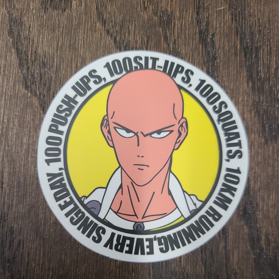 One Punch Man Adult Humor Sticker For Guitar Laptop Phone Skateboard ...
