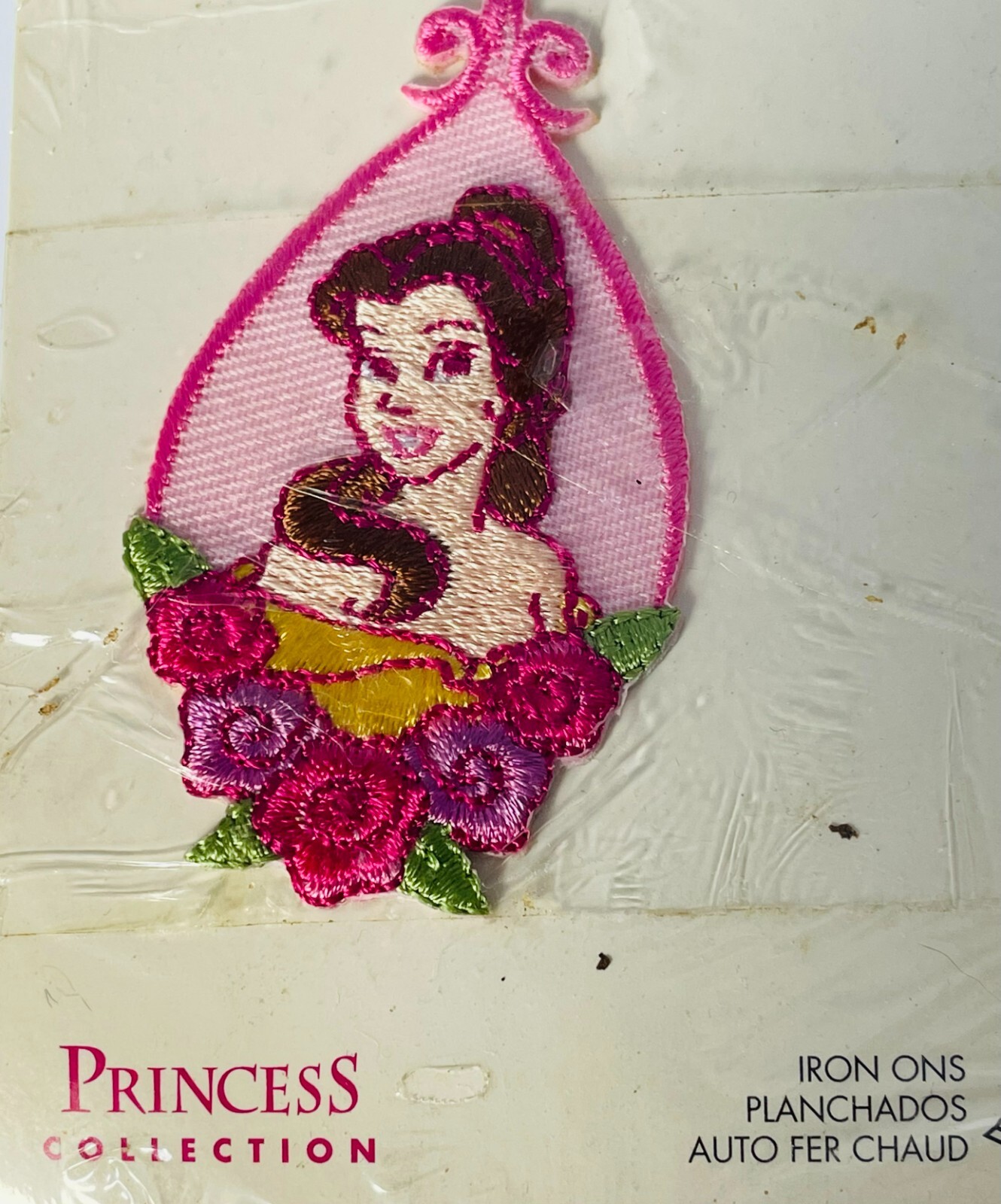 Belle Disney Princess Patch – Embroidered Iron-On Applique Badge – DIY ...