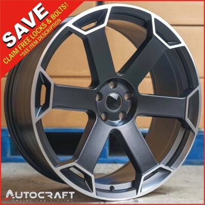 20" RS6 GT BP Style ALLOY WHEELS X4 - TYRES Fits : AUDI A4 A5 A6 A7 ...