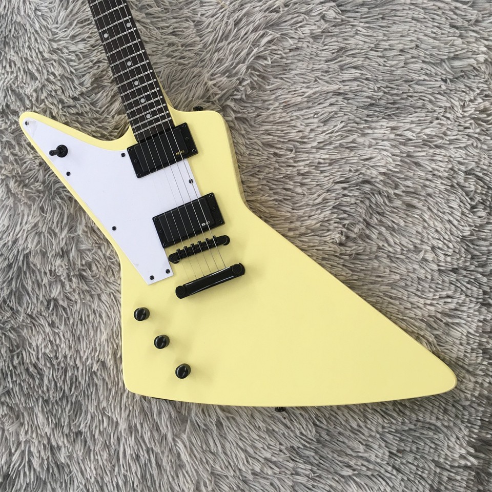 Left Handed Explorer Electric Guitar HH Pickups Mahogany body 22Frets 6 ...