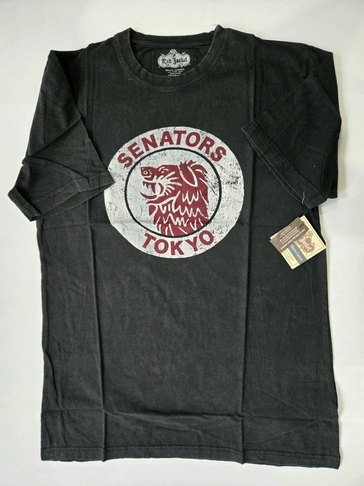 Tokyo Senators Red Jacket T Shirt Japanese Baseball Sz M US Shipping | eBay