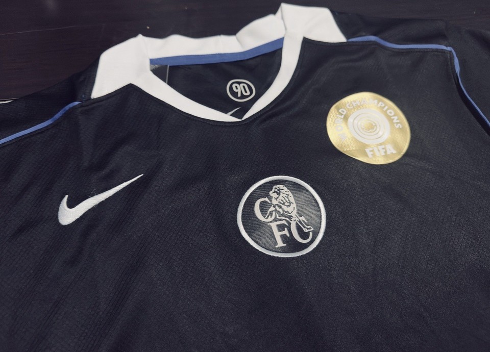 25/26 CHELSEA black EPL THIRD Kit Soccer Jersey Size L | eBay