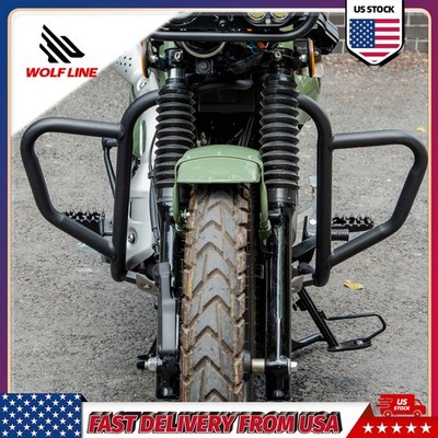 WOLFLINE Crash Bar Engine Case Guard For Honda Trail 125 CT Hunter Cub ...