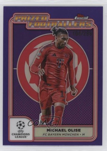 2024-25 Topps Finest UEFA Club Competitions Purple Refractor /299 ...