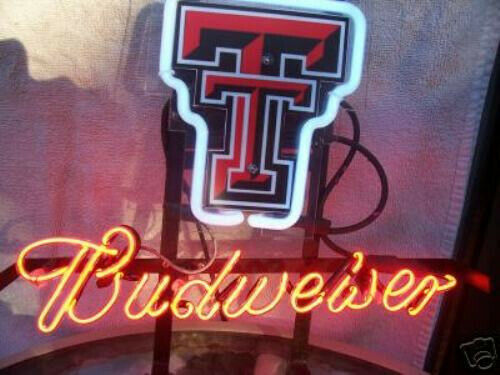 Texas Tech Football 14"x9" Neon Decor Club Beer Neon Sign Acrylic Gift ...