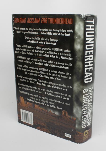 THUNDERHEAD, Preston & Child, Hardcover, Warner Books 1999, Nora Kelly Series | eBay
