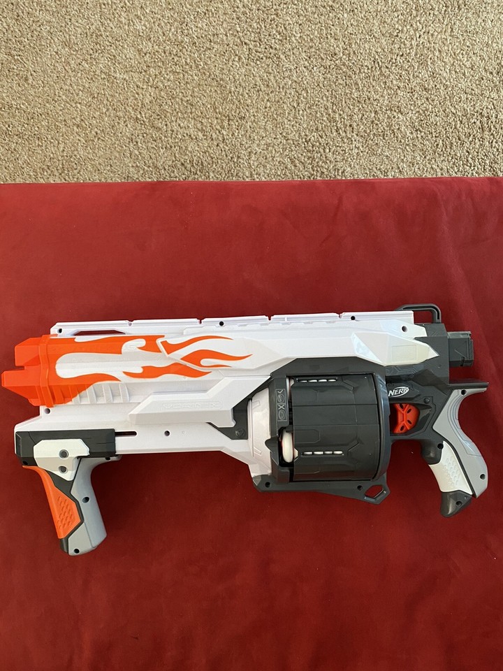 Nerf Vortex 'REVONIX 360 Slam Fire Pump Disc Blaster w/ 30 Disc Barrel ...