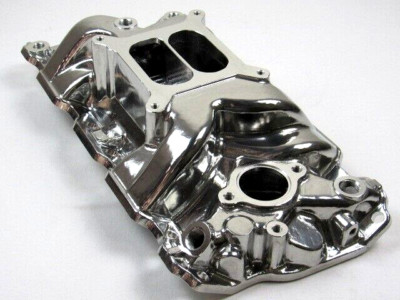1957-1995 Small Block Chevy 350 1500-6500RPM Intake Manifold Polished ...