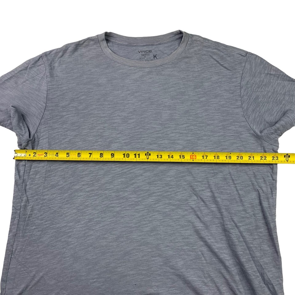 Vince Men's 100% Cotton S/S Crewneck T-Shirt Blue • XL | eBay