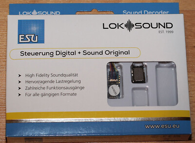ESU 58813 LokSound5 micro, Sound-Decoder mit Einzellitzen, mit ESU ...